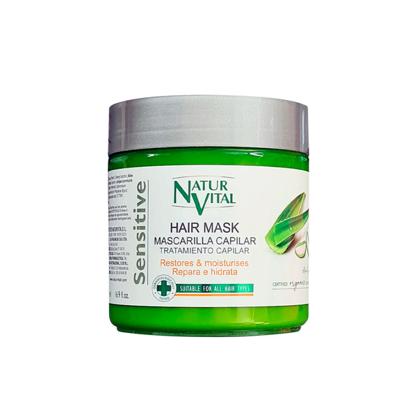 Mascarilla Capilar aloe vera orgánico 500 ml - Farmacias Knop