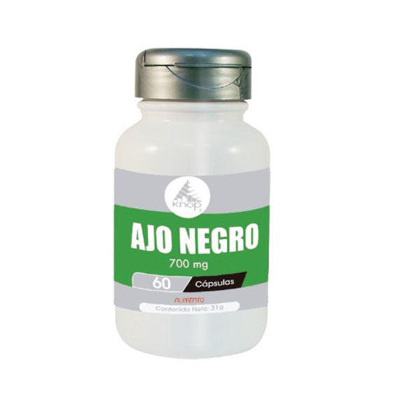 Ajo negro 700 mg x 60 cápsulas – Knop Laboratorios® - Farmacias Knop