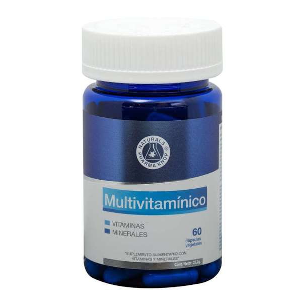 Multivitamínico 358 mg x 60 cápsulas vegetales - Natblue® - Farmacias Knop