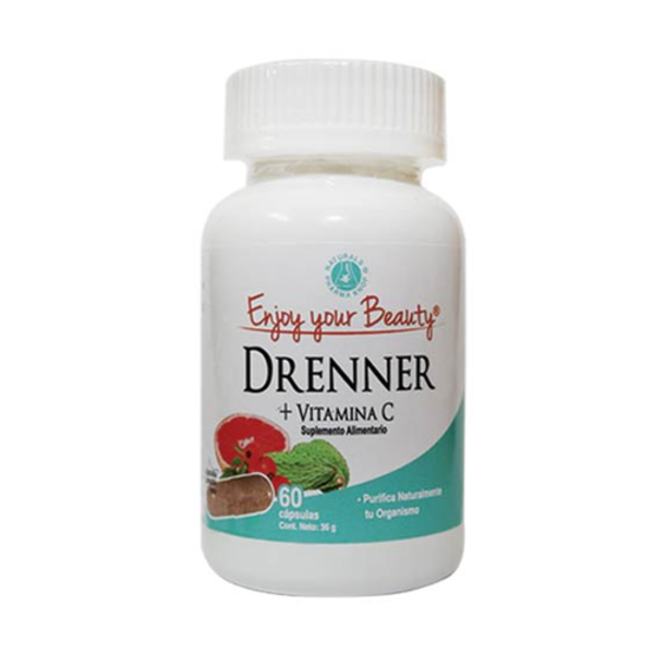 Drenner + Vitamina C 400 mg x 60 cápsulas - Enjoy Your Beauty ...
