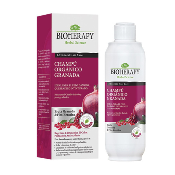 Shampoo Granada Bioherapy Organico 330 mL - Farmacias Knop