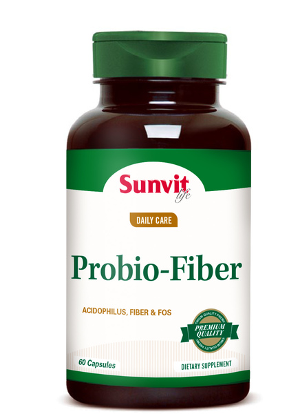 Probiótico Probio Fiber x 60 cápsulas - Sunvit Life - Farmacias Knop