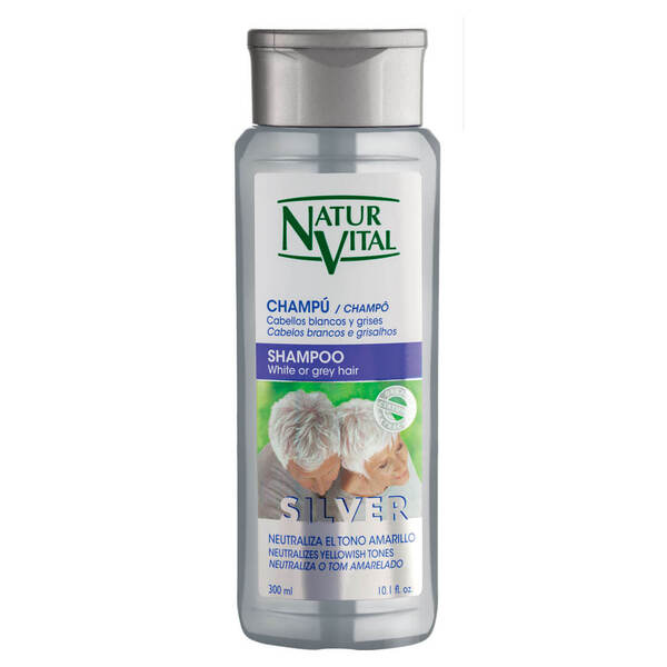 Shampoo Silver 300 mL Natur Vital - Farmacias Knop