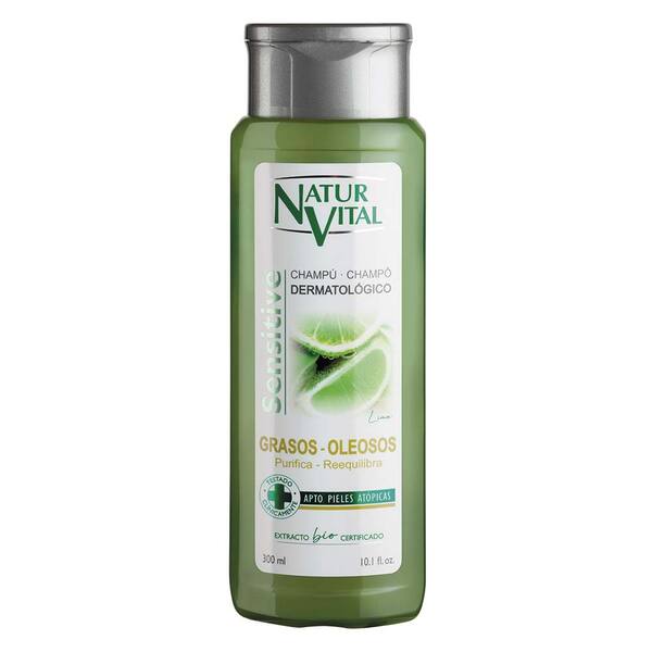 Shampoo Sensitive Lima 300 mL Orgánico -Natur Vital - Farmacias Knop