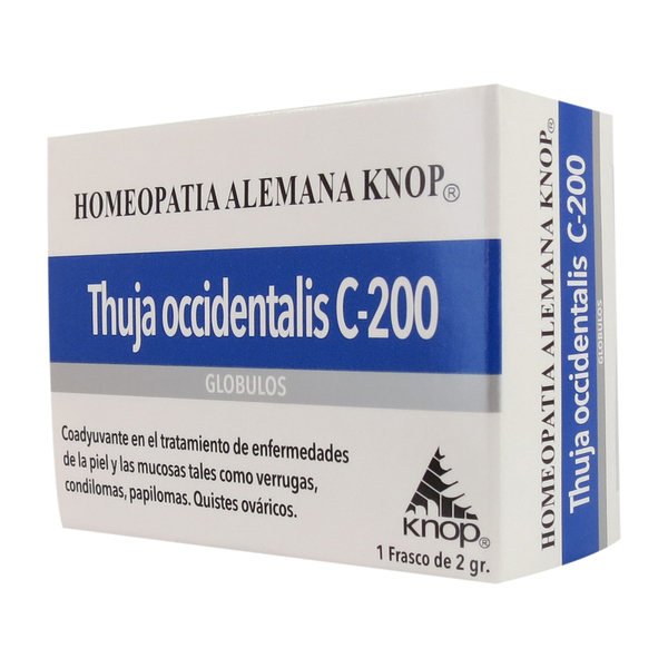 Thuja occidentalis c-200 glob - Farmacias Knop