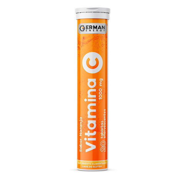 Vitamina C naranja 1000 mg x20 tabletas efervescentes - German Energy ...
