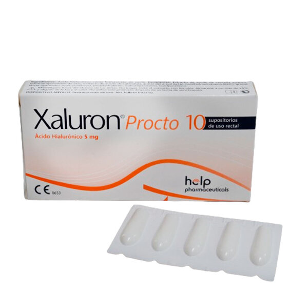 XALURON PROCTO SUPOSITORIOS - Farmacias Knop