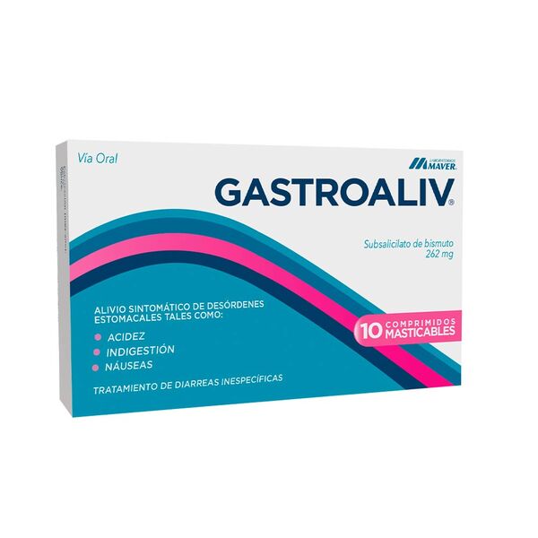 GASTROALIV MASTICABLES X 10 - Farmacias Knop