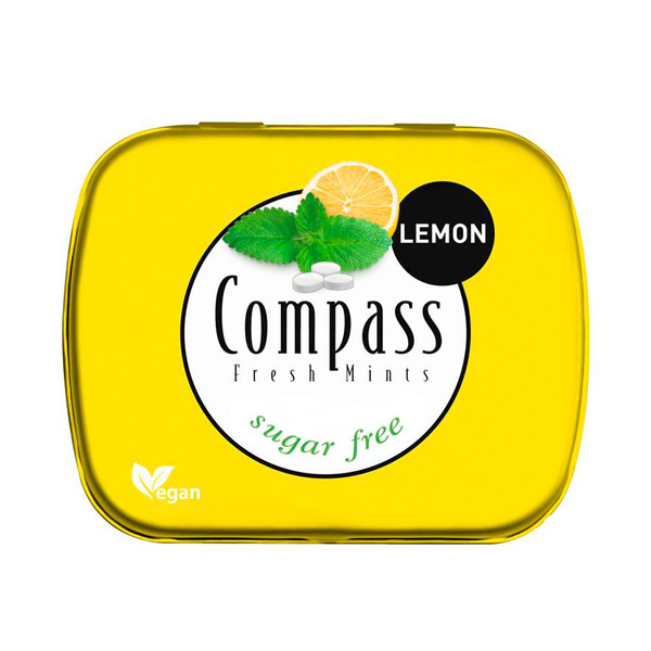 MENTITA MENTOL LIMON 50 U, COMPASS - Farmacias Knop