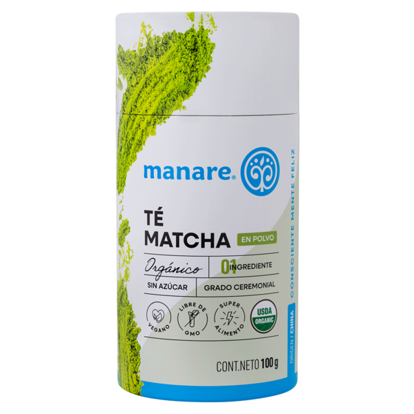 Matcha organica 100g, Manare - Farmacias Knop