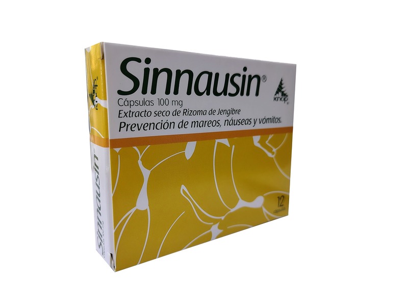 Sinnausin cápsulas 100mg Blister x 12 - Farmacias Knop