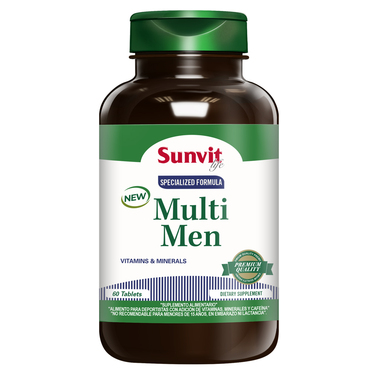 Multi Men x60 tabletas, Sunvit Life - Farmacias Knop