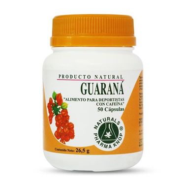 Guarana 430 mg x 50 cápsulas - Pharma Knop® - Farmacias Knop