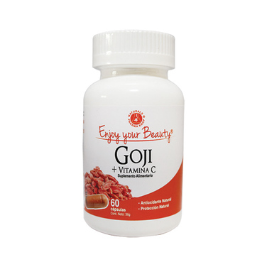 Goji + Vit C 400 mg x 60 cápsulas - Enjoy Your Beauty® - Farmacias Knop