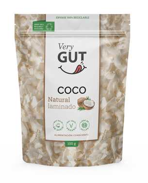 Coco natural laminado 100 g, Very Gut - Farmacias Knop