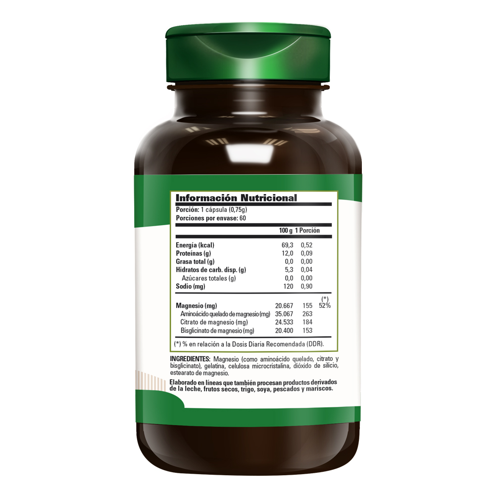 Triple Magnesium x60 cápsulas, Sunvit Life - Farmacias Knop