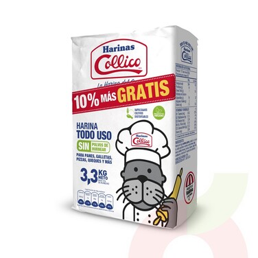 Harina de Trigo Collico 3kg - Supermercados Eltit