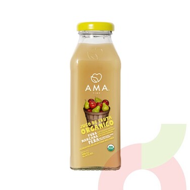 Jugo Orgánico Manzana y Pera Ama 300Ml - Supermercados Eltit