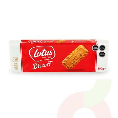 Galletas Biscoff caramelo Lotus 250Gr - Supermercados Eltit