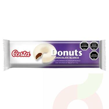 Galleta Chocolate Blanco Donuts Costa 100Gr - Supermercados Eltit