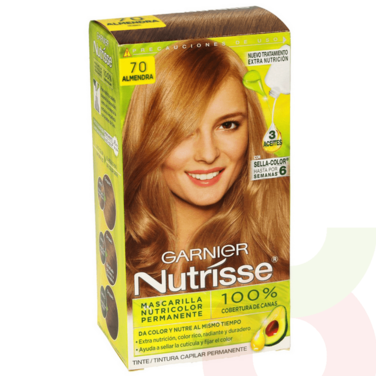 Tintura Pelo Nutrisse 70 Almendra Garnier - Supermercados Eltit