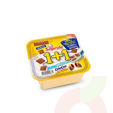 Yogurt 1+1 Mini Pillows Soprole 140Gr - Supermercados Eltit