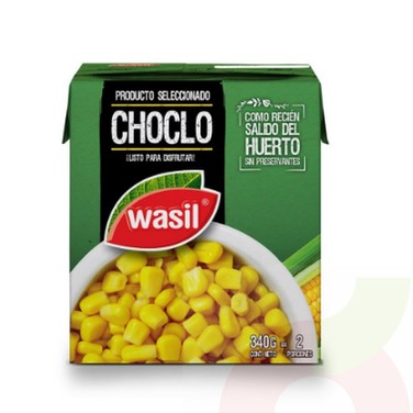 Choclo Tetra Pack Wasil 340Gr - Supermercados Eltit