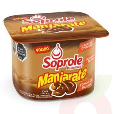 Postre Manjarate Soprole 100Gr 3D - Supermercados Eltit