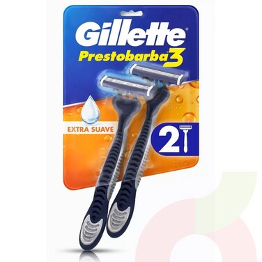 Gillette Prestobarba 2 Unidades - Supermercados Eltit