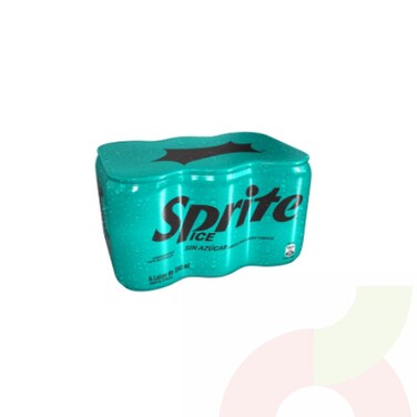 Pack Bebida Sprite Ice Sin Azúcar 6 Unidades 350ml - Supermercados Eltit