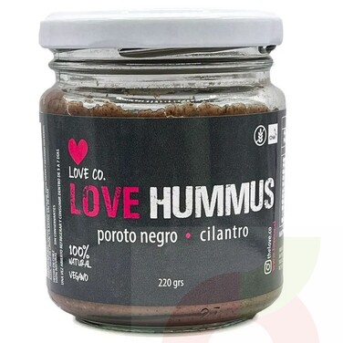 Love Hummus Poroto Negro Cilantro 220Gr - Supermercados Eltit