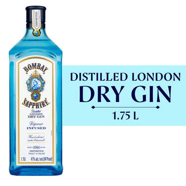 Gin Bombay Sapphire Botellon 1750Cc 47G - Cavalieri
