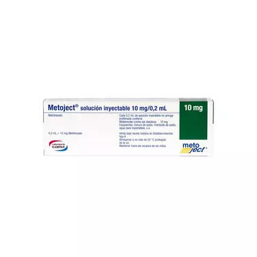 METOJECT METOTREXATO 10MG/ML INYECTABLE 1 JERINGA PRELLENADA - Farmacia