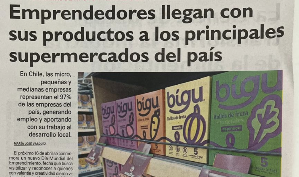 BIGU EN EL MERCURIO HOY 16/04/2025 - BIGU SNACKS