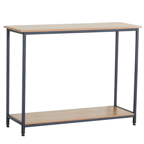 Arrimo Novahus Industrial Café con Tubo de Acero y MDF - Novahus