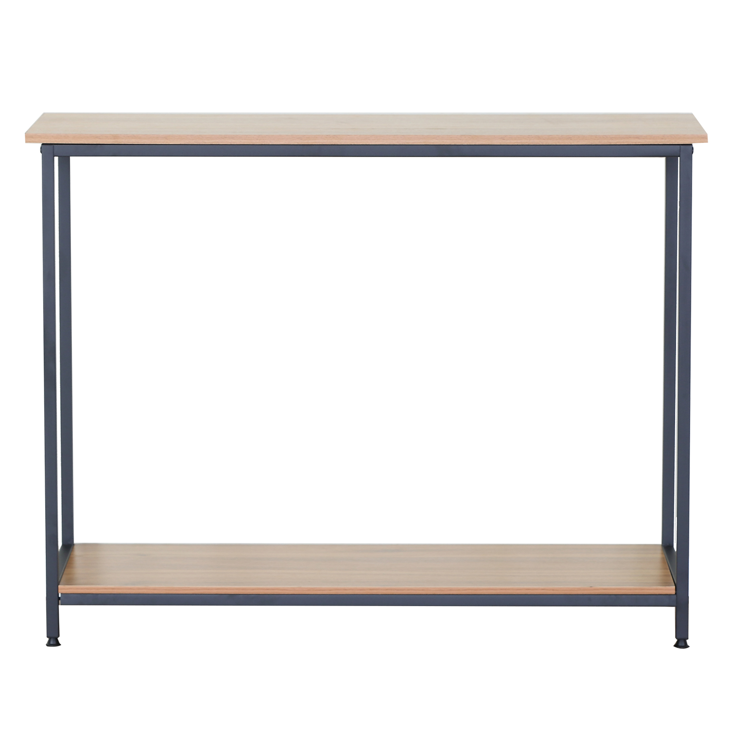 Arrimo Novahus Industrial Café con Tubo de Acero y MDF - Novahus