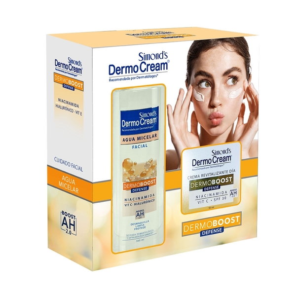 Dermocream Pack Dermoboost Defense Facial + Agua Micelar - Liqui