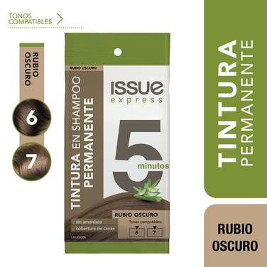 Issue Express Tintura Shampoo Color Rubio Oscuro 5 Min - Liqui