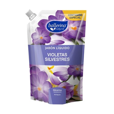 Ballerina Jabón Líquido Violetas Silvestres Doypack 650 ml - Liquimax