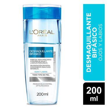 Loreal Desmaquillante Bifásico Ojos y Rostro 200 ml - Liquimax