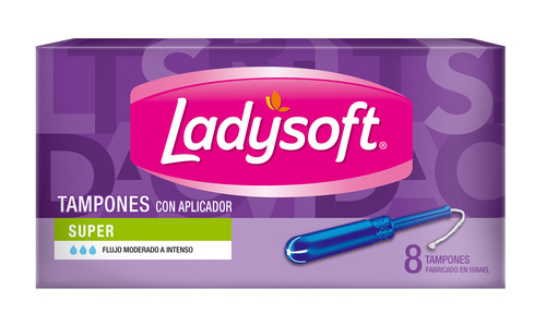 Ladysoft Tampones Súper 8 Unidades - Liqui