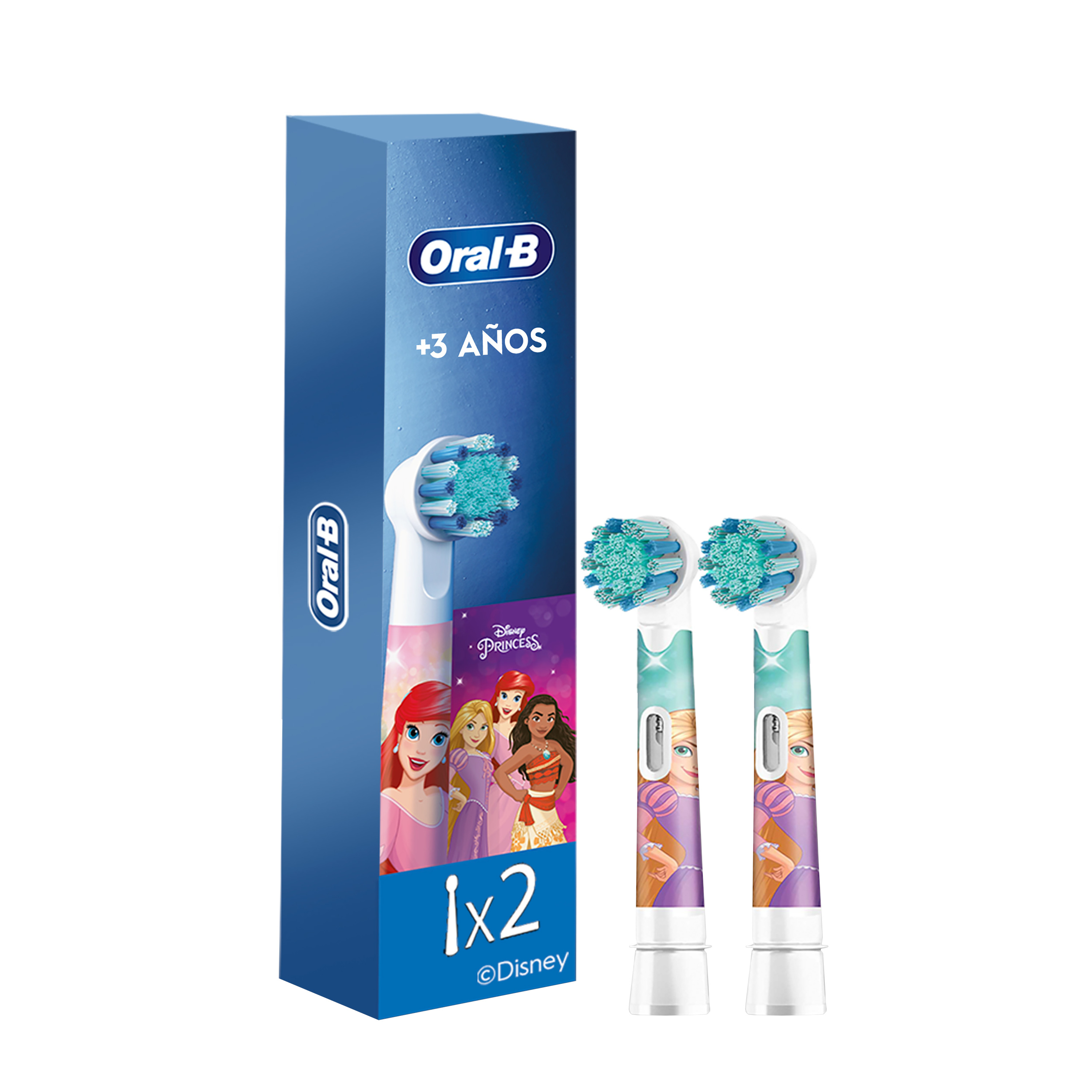 Oral-B Repuesto Cepillo Eléctrico Princesas 2 Unidades - Liqui
