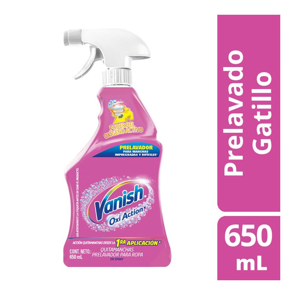 Vanish Quitamanchas Prelavado Gatillo 650 ml - Liquimax