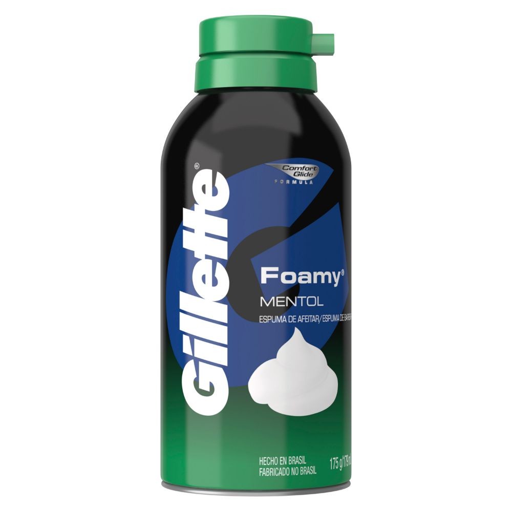 Gillette Foamy Espuma Afeitar Mentol 175 gr - Liqui