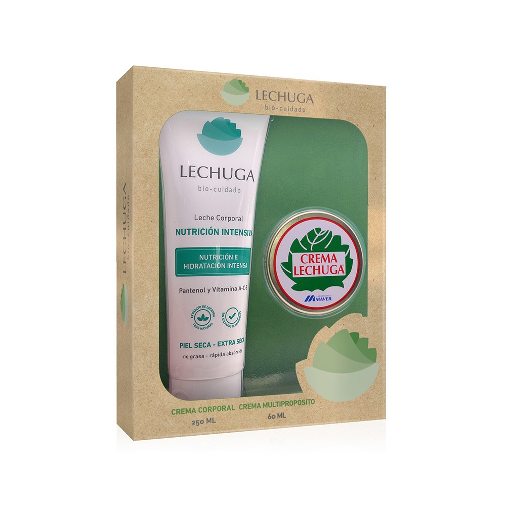 Lechuga Set Crema Facial + Crema Corporal Intensiva - Liqui