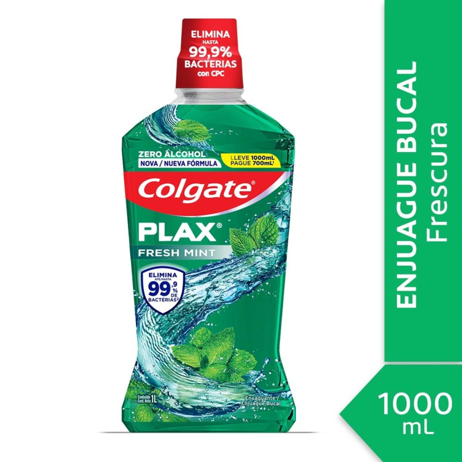 Colgate Plax Fresh Mint Enjuague Bucal 1 Litroitro - Liqui