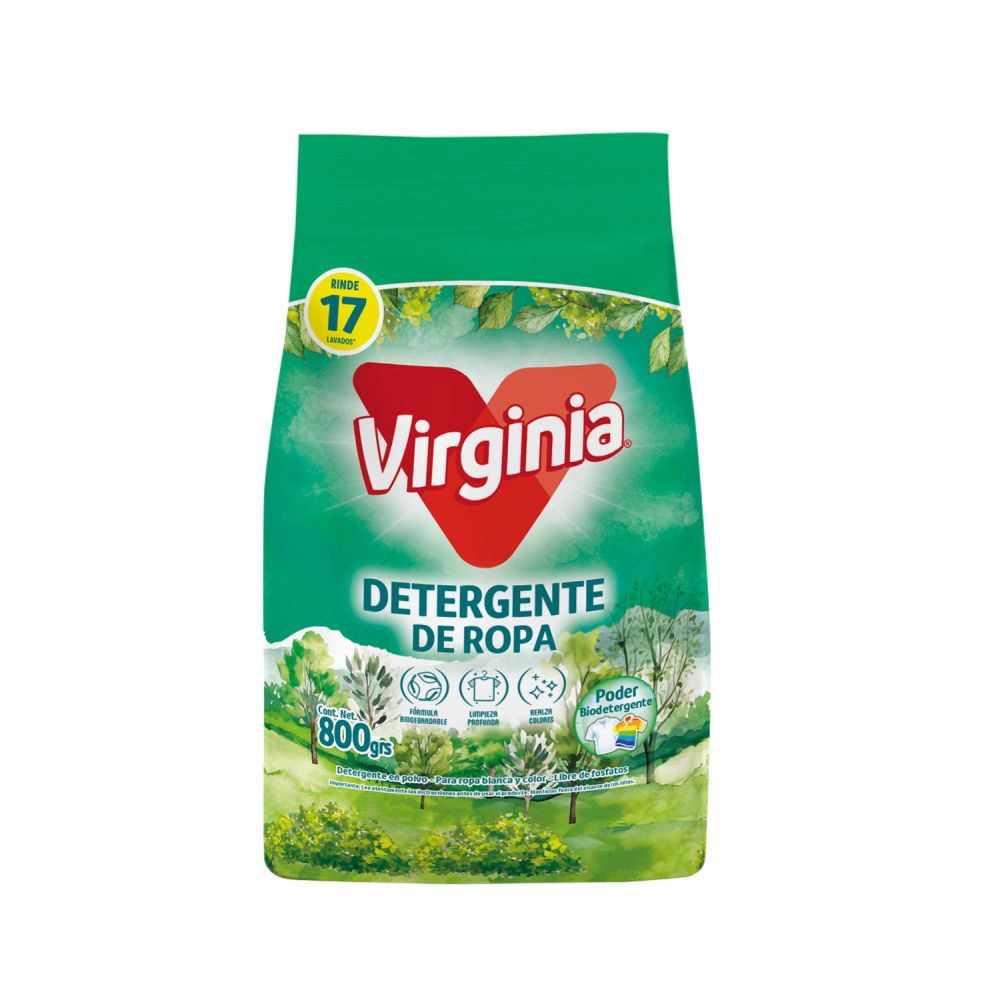 Virginia Detergente en Polvo 800 Gramos - Liquimax