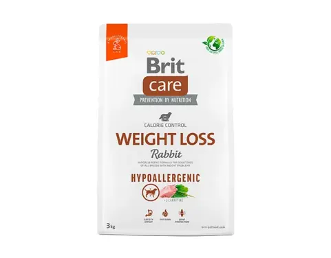 BRIT CARE PERRO WEIGHT LOSS RABBIT 3 KG - Maskoticas.cl