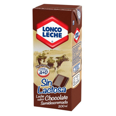 Super El Trebol - Leche Lonco S/Lact Chocolate 200 ml