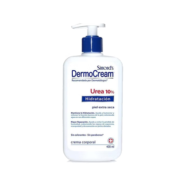 Dermocream Hidratación Urea 400ml - Super El Trebol